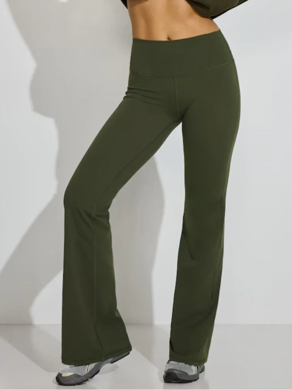 Garage | Pants & Jumpsuits | Garage Olive Green Flare Leggings | Poshmark